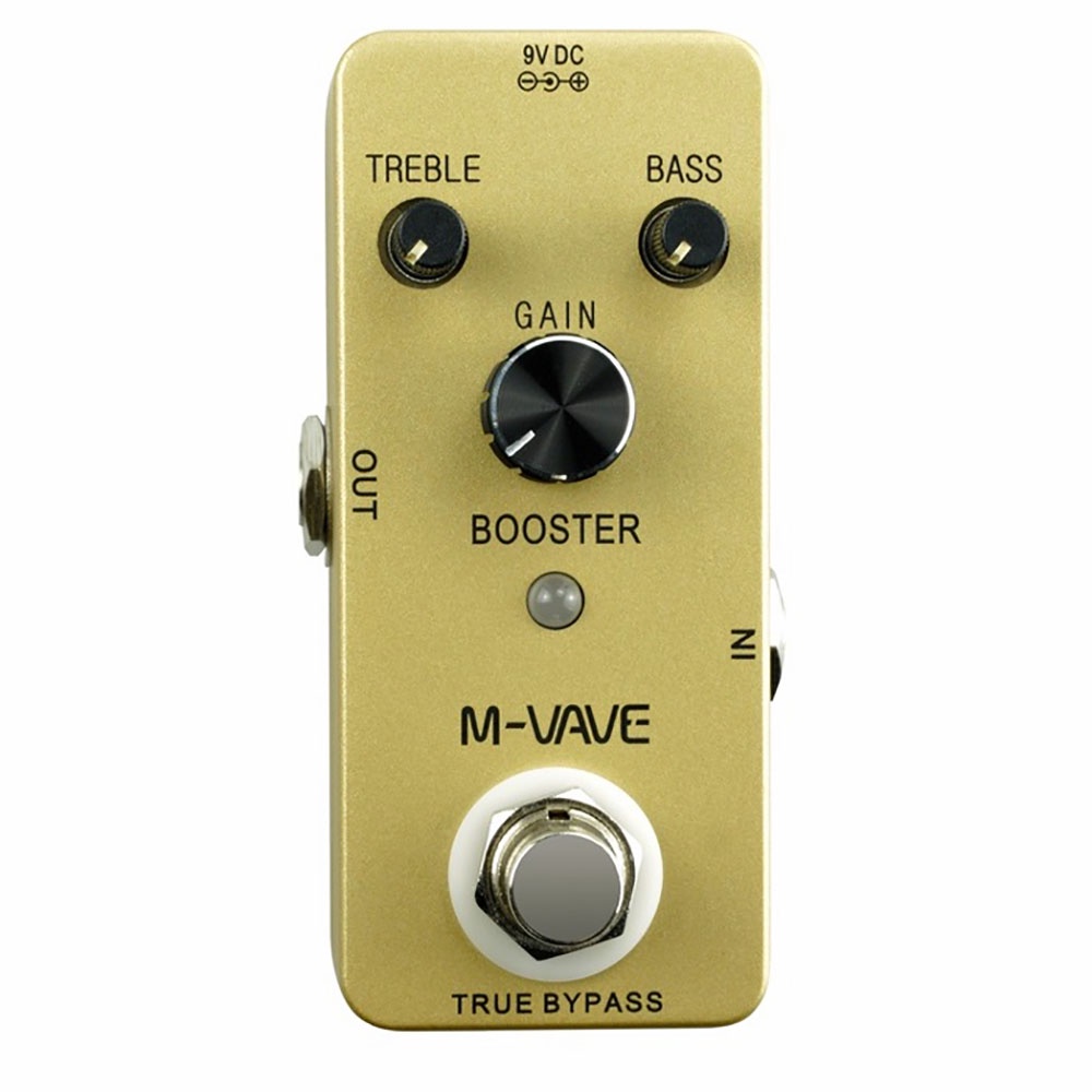 M-VAVE PURE BOOSTER Guitarra Efeito Pedal Bypass Verdadeiro CUVAVE ...