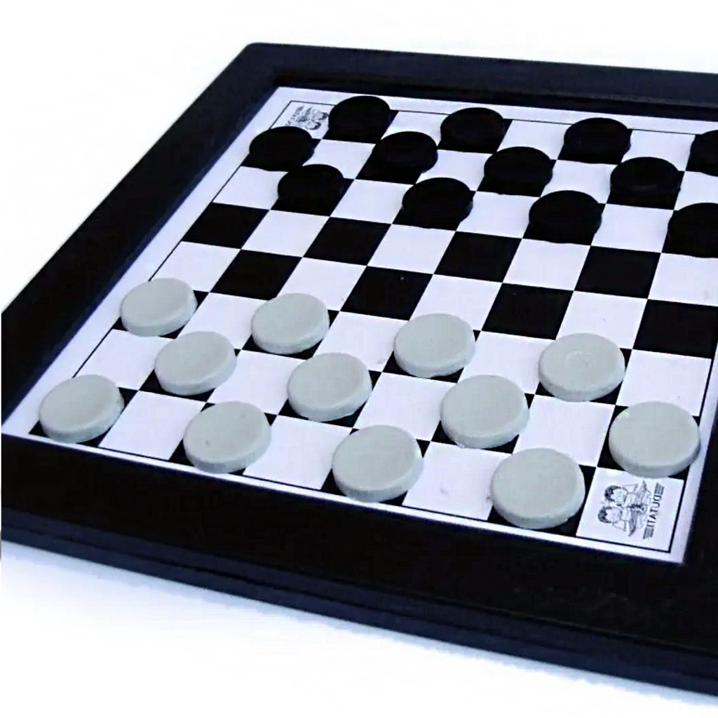Jogo Dama + Trilha 2 em 1 Brinquedo Infantil Grande 32X32cm | Shopee Brasil