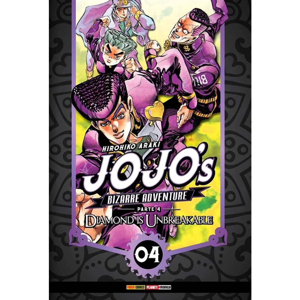 Jojo''''''''s Bizarre Adventure - Parte 4: Diamond is Unbreakable Vol. 4 | Shopee Brasil
