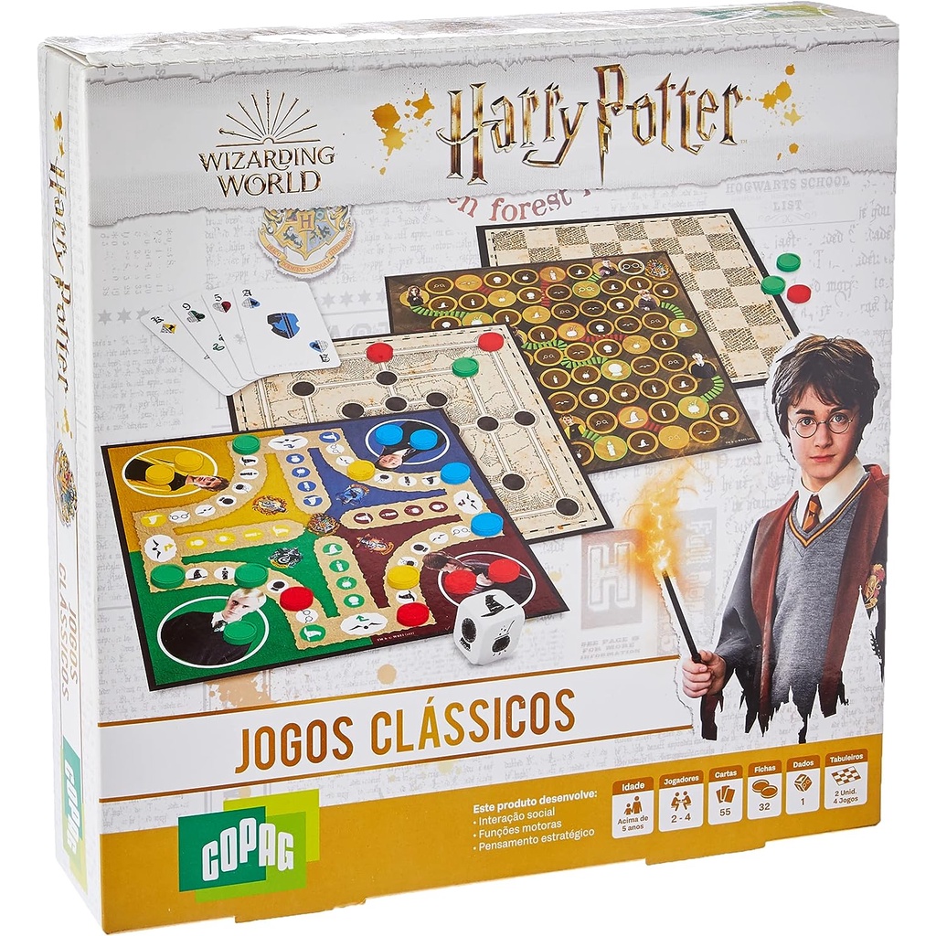 JOGOS CARTON - HARRY POTTER - CLASSICOS - COPAG | Shopee Brasil