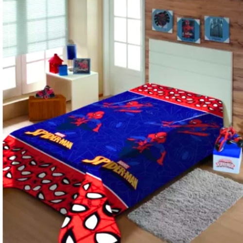 MANTA FUN MARVEL HOMEM ARANHA JOLITEX TERNILLE | Shopee Brasil