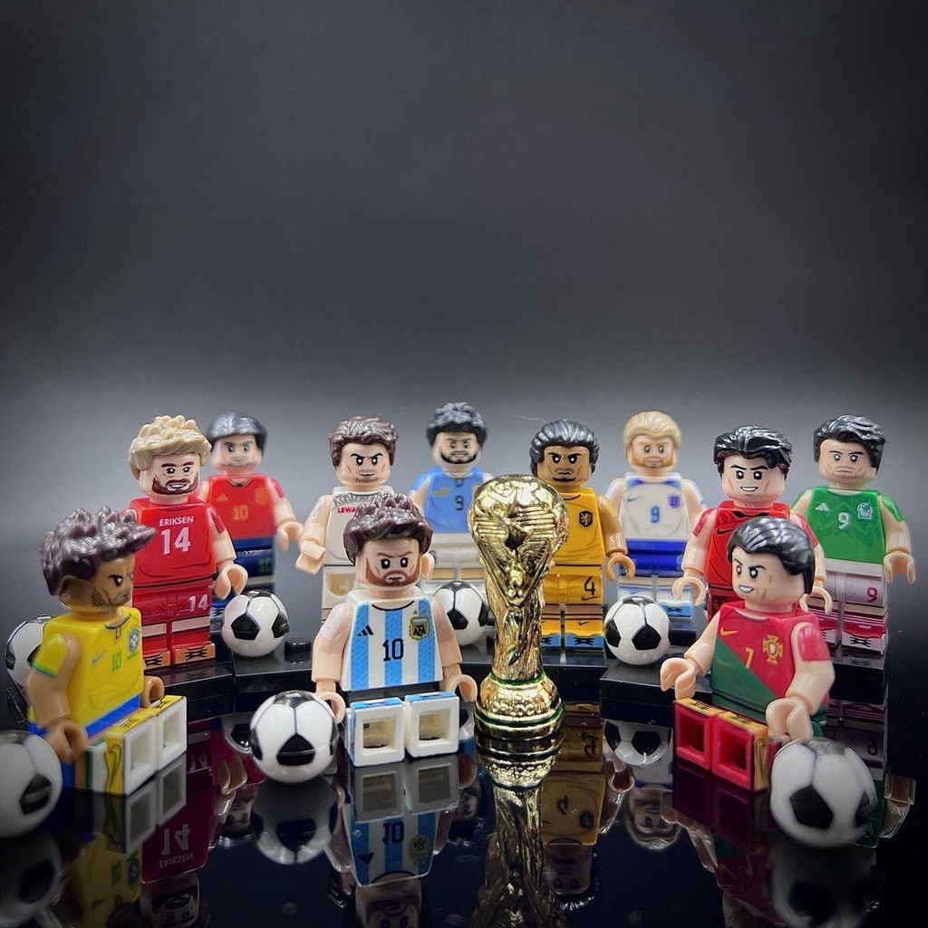 24 horas de entrega de blocos de construção da Copa do Mundo de Futebol ...
