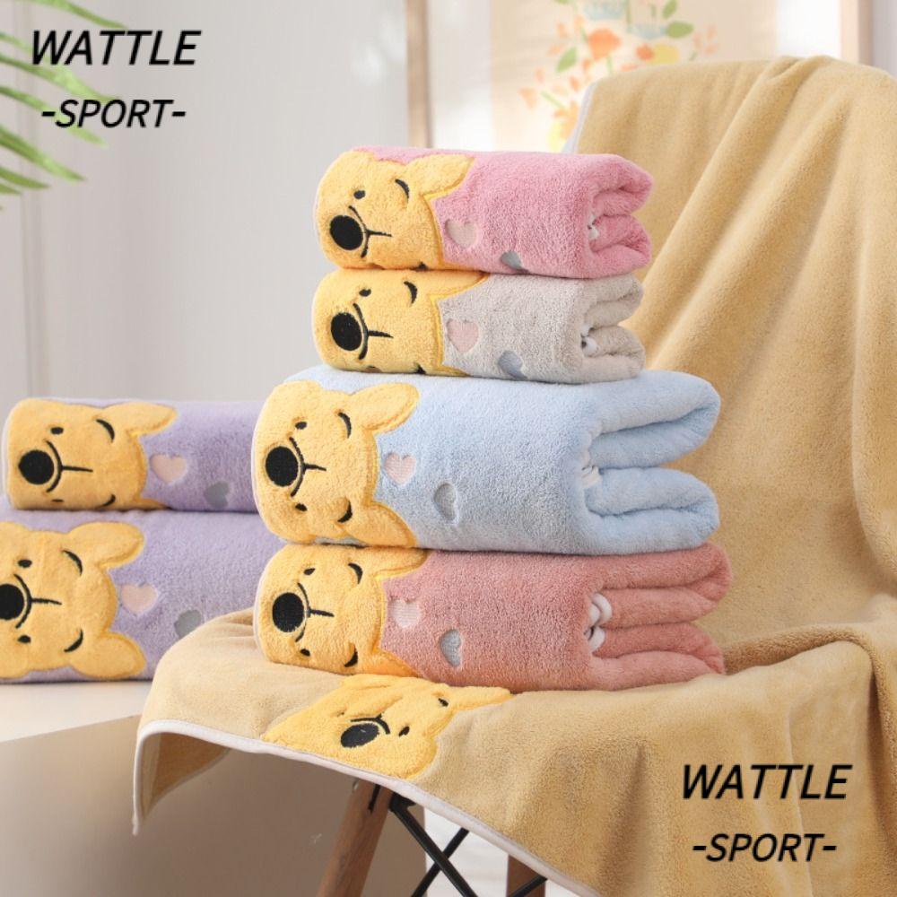 Toalha De Veludo Coral WATTLE , Banho Macia De Secagem Rápida Que Não ...