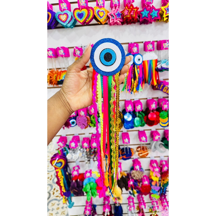 Presilha de Cabelo Olho Grego - Carnaval Fantasia | Shopee Brasil