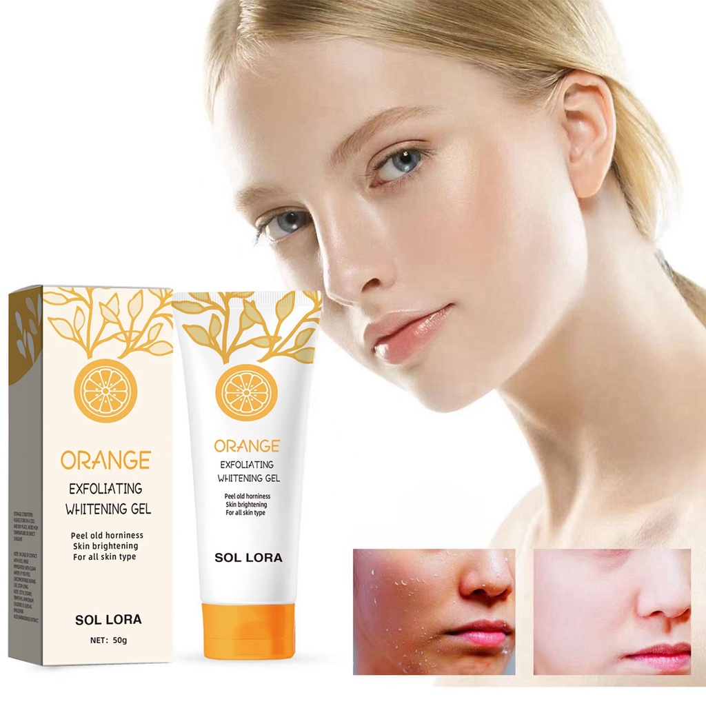 NTR SOL LORA Gel Esfoliante Laranja Facial Creme Hidratante Corporal ...