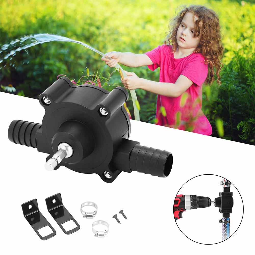 Heavy Duty Self-Priming Electric Drill Powered Water Pump Portable ...