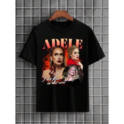 Camiseta Adele Cantora Bootleg Vintage Blusa Camiseta Unissex | Shopee Brasil