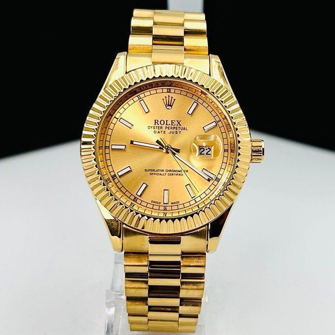 Relógio Unissex Rolex² DateJust, Primeira linha, aço Inox, + CAIXA ...