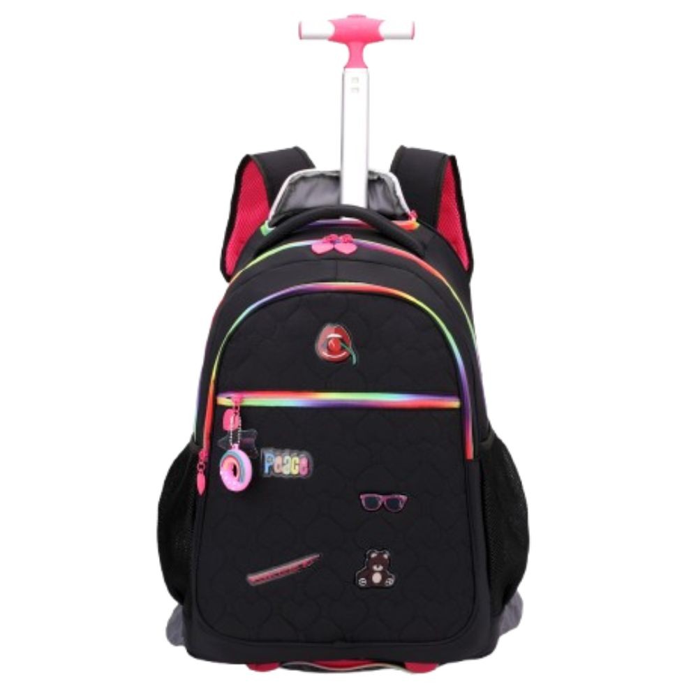 Mochila Carrinho Rodas Juvenil Matelassê Taslon Premium | Shopee Brasil