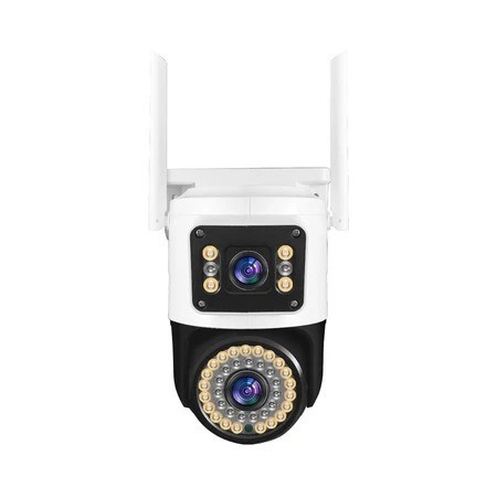Câmera De Monitoramento Lente Dupla Visão Noturna - IP66 | Shopee Brasil