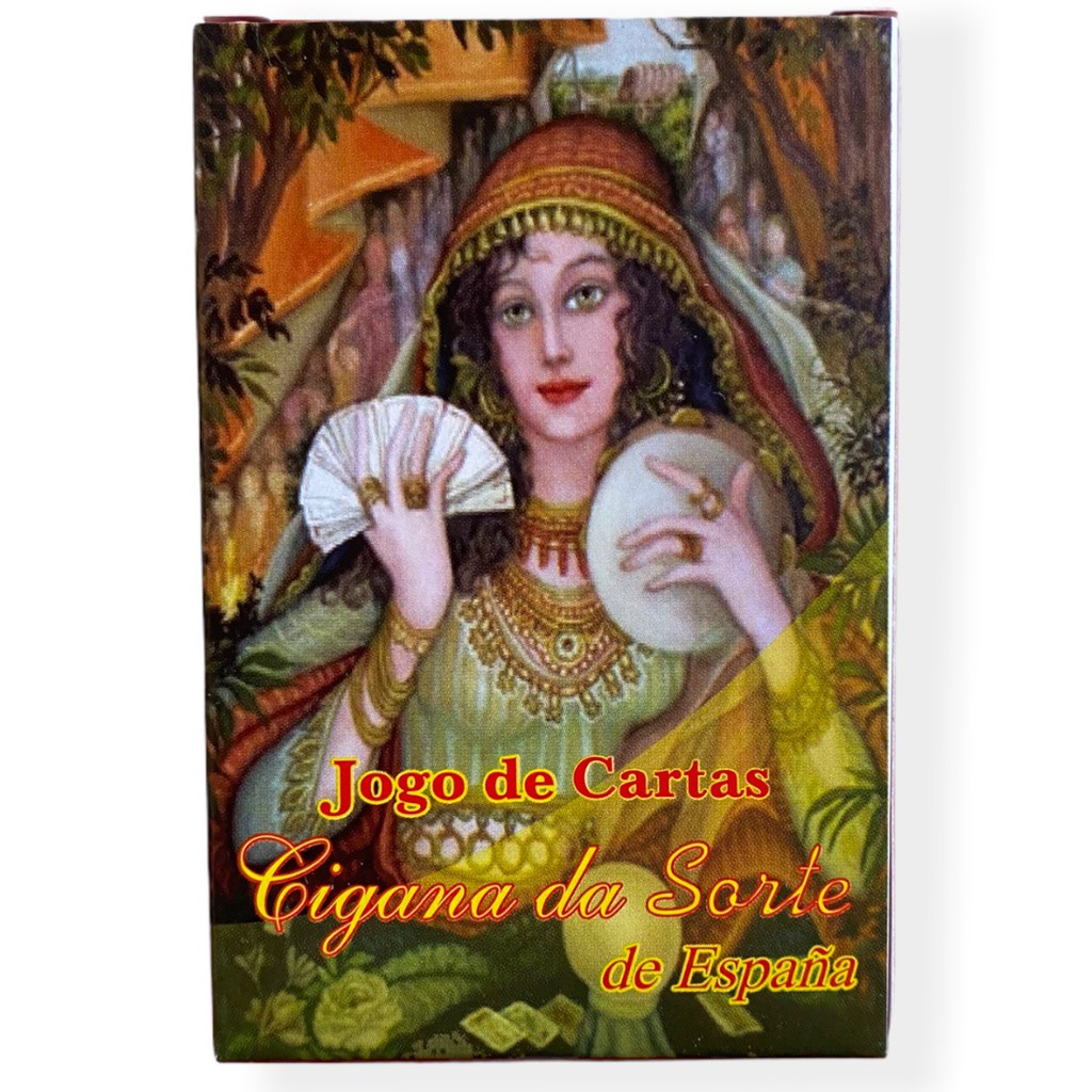Baralho Tarot Cigana da Sorte de Espana 36 cartas + Manual | Shopee Brasil