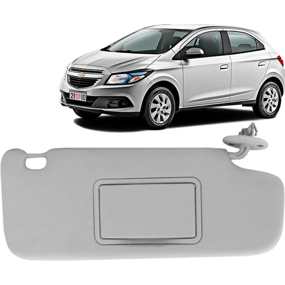 Quebra Sol Onix Prisma Spin 13 a 16 Caixa Espelho Cinza Lado Direito | Shopee Brasil