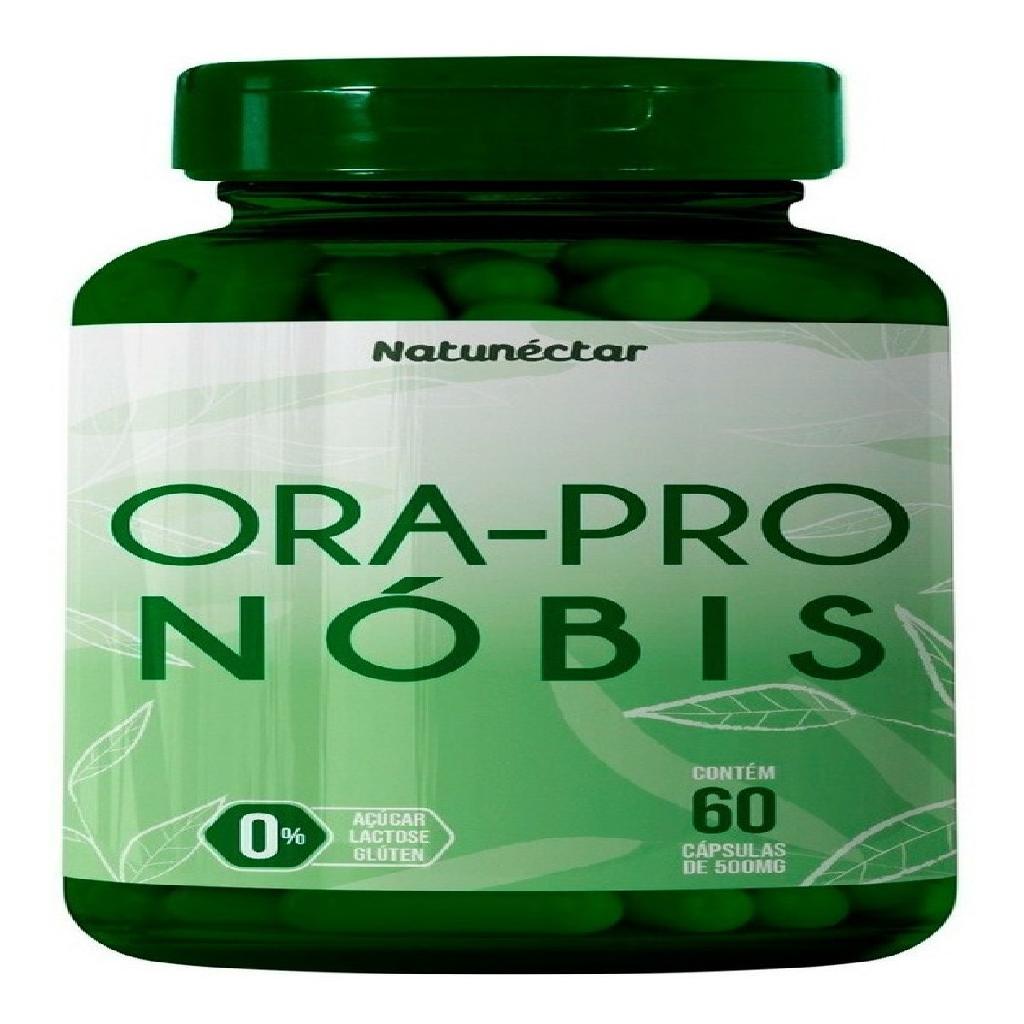 Ora Pro Nóbis Suplemento Alimentar Natural Extrato Seco 100% Puro Original Natunectar 60 ...