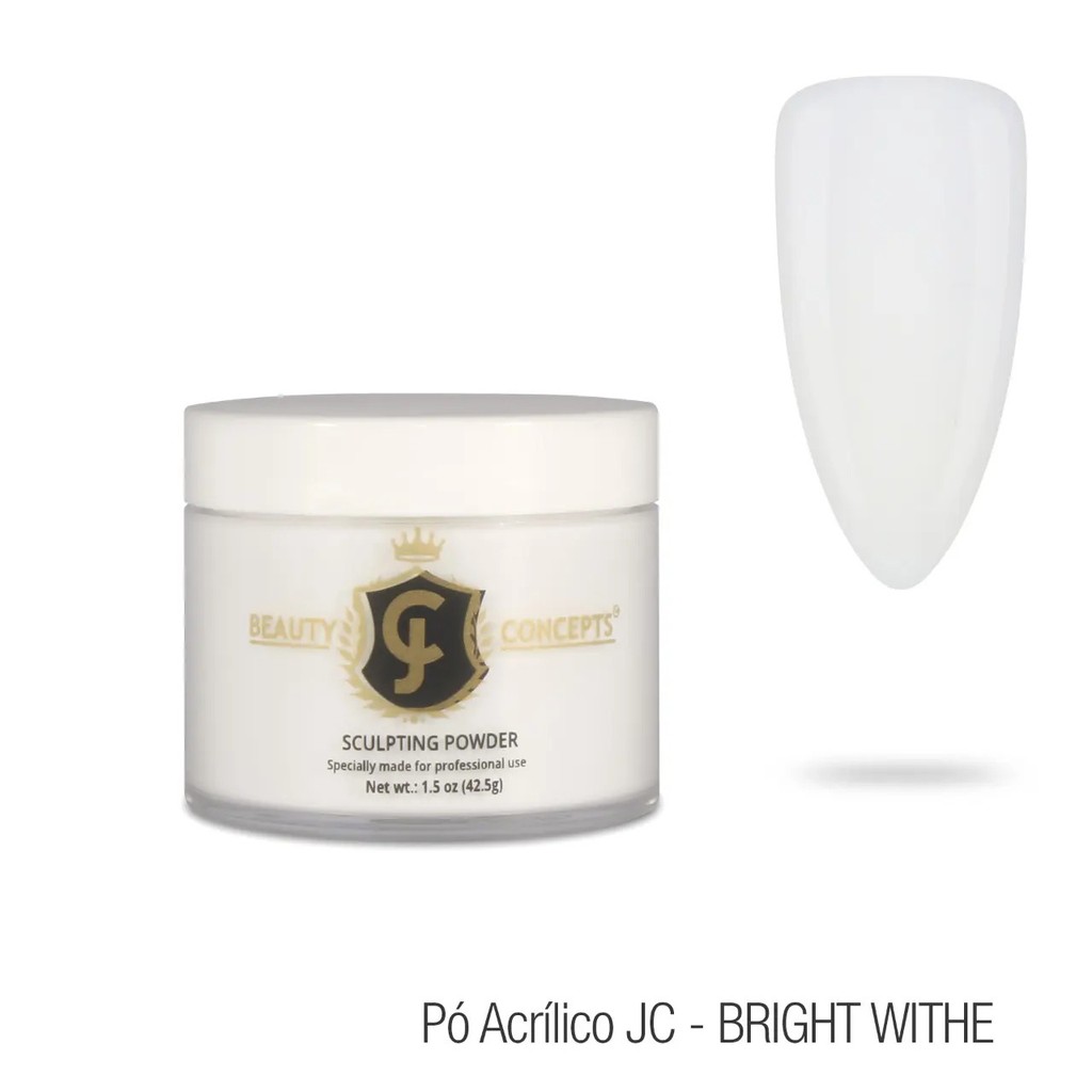 Pó JC Beauty Concepts Bright White (branco) - 100g | Shopee Brasil