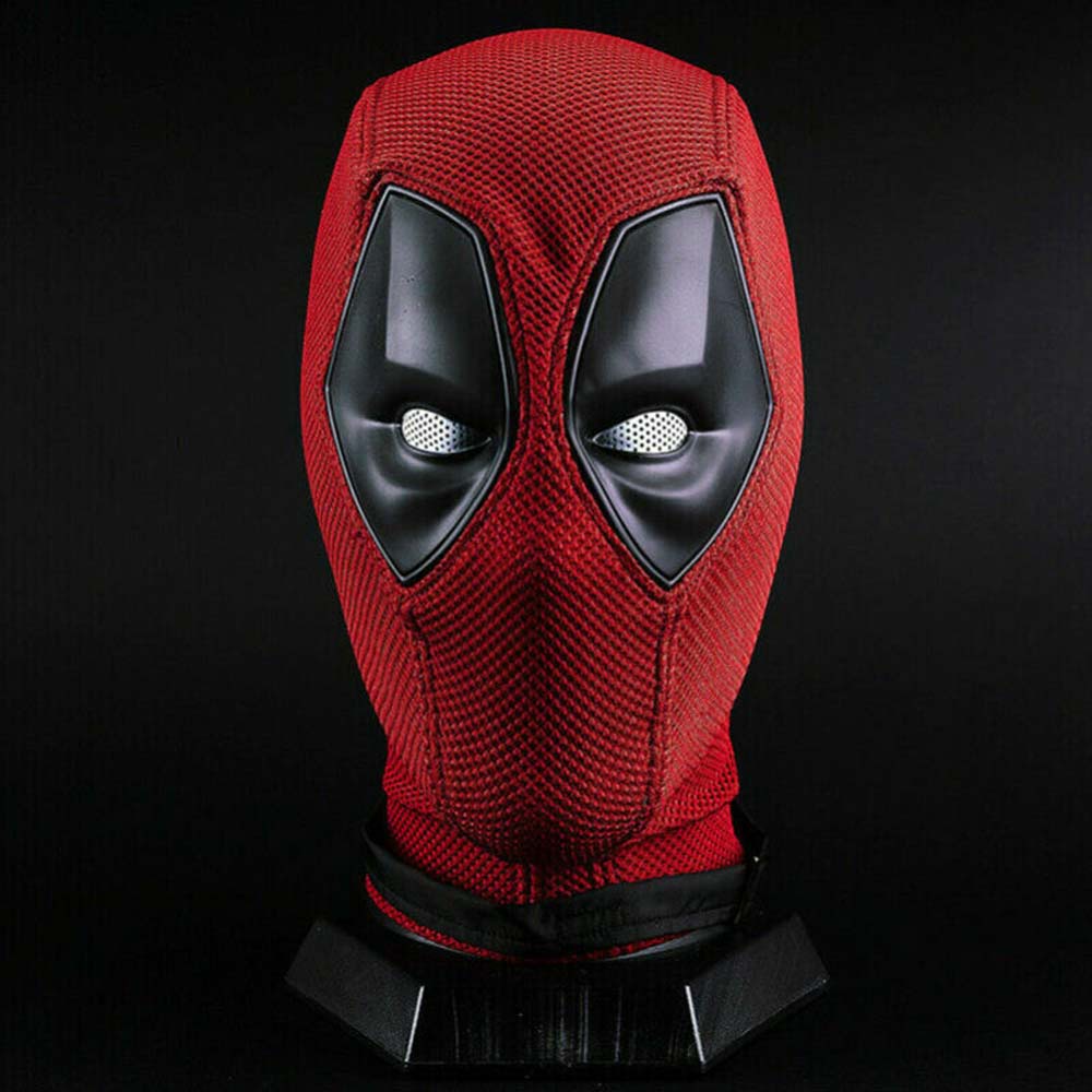 Deadpool Full Face Mask Halloween Prop Hood Breathable knitted | Shopee ...