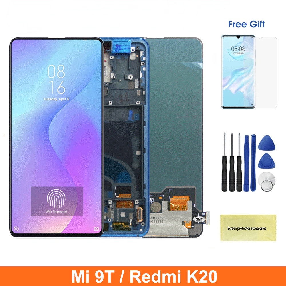 Original Tela Frontal Display para Xiaomi Mi 9T Pro Redmi K20 Pro K20 Mi9T LCD Touch Completo ...