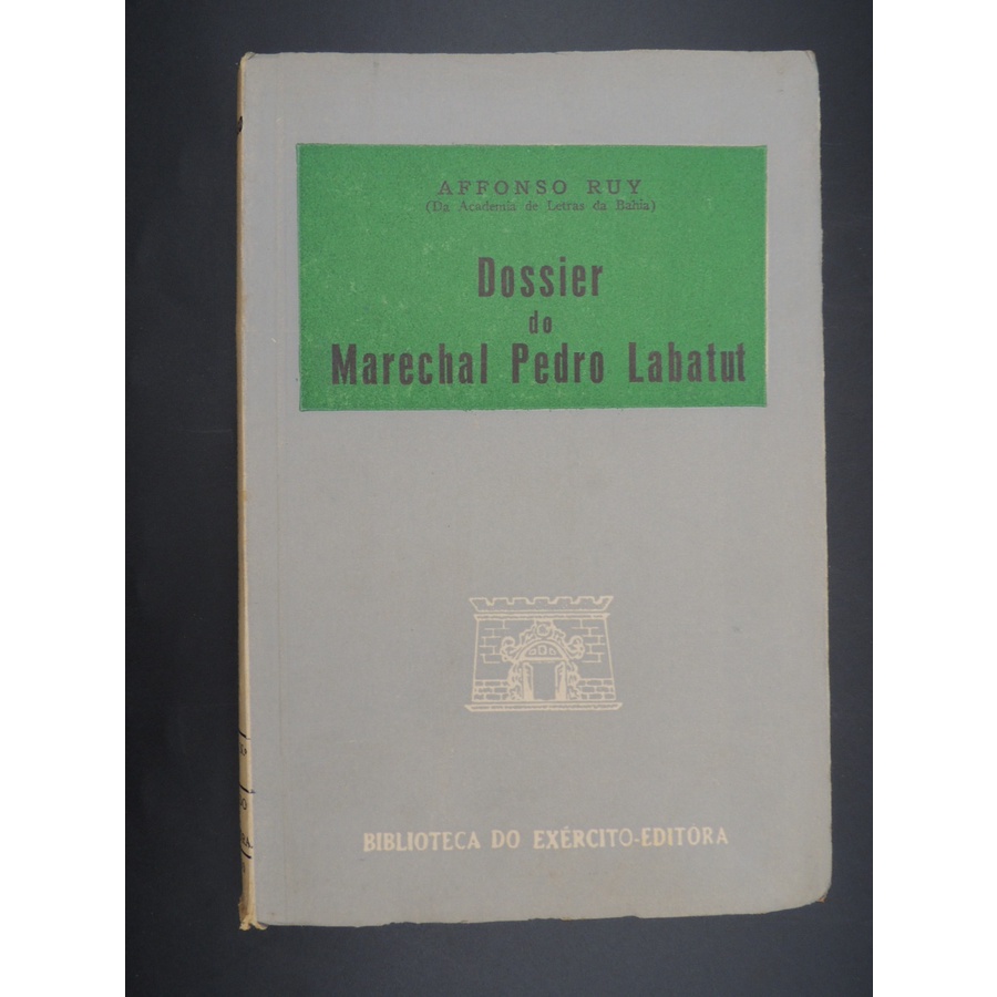 Livro Dossier do Marechal Pedro Labatut Affonso Ruy | Shopee Brasil