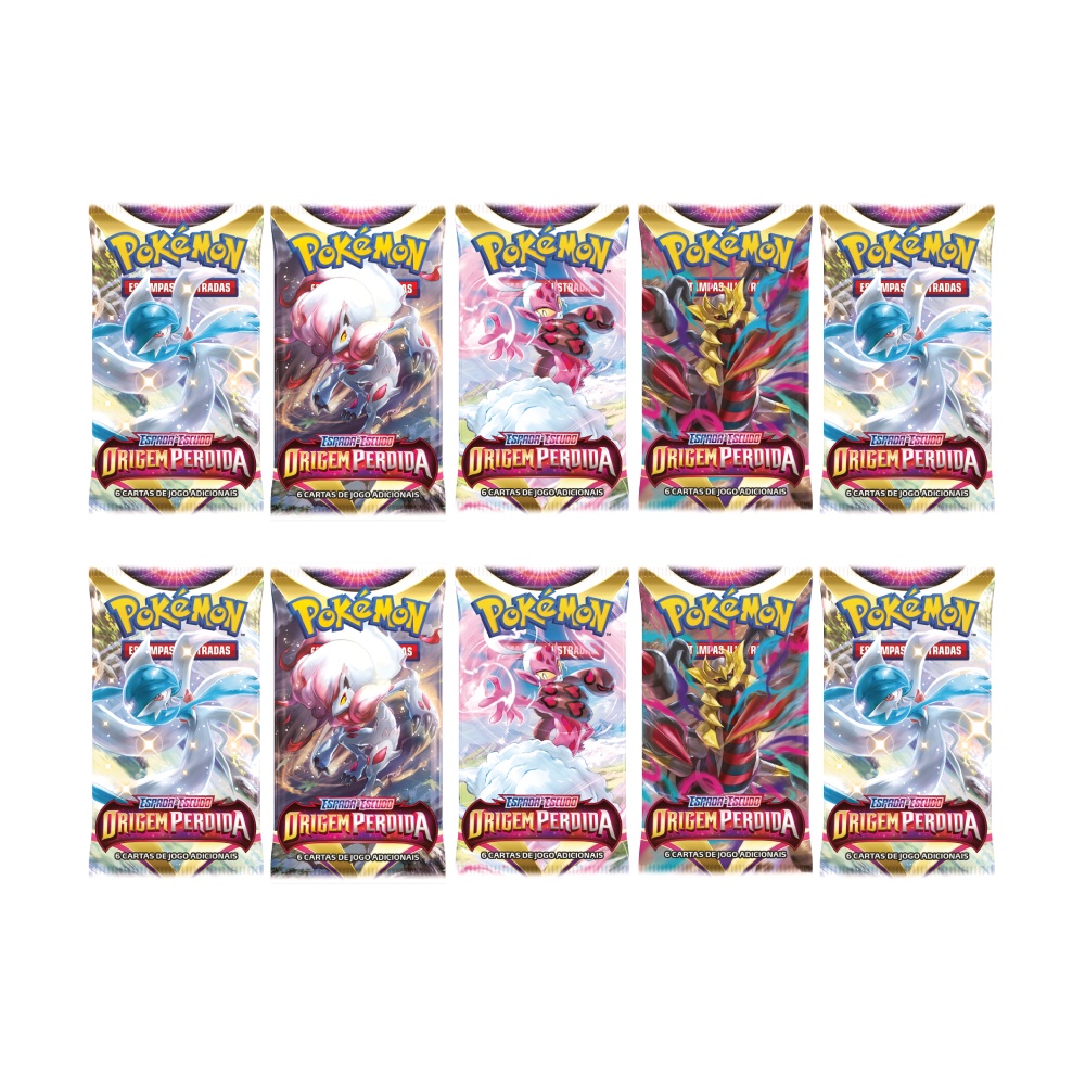 10 Booster Espada e Escudo Origem Perdida Copag | Shopee Brasil
