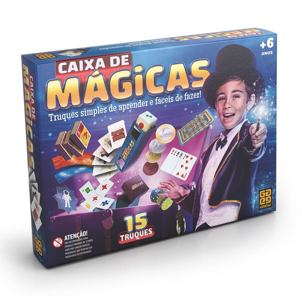 Brinquedo Jogo Caixa de Mágicas 15 Truques GROW | Shopee Brasil