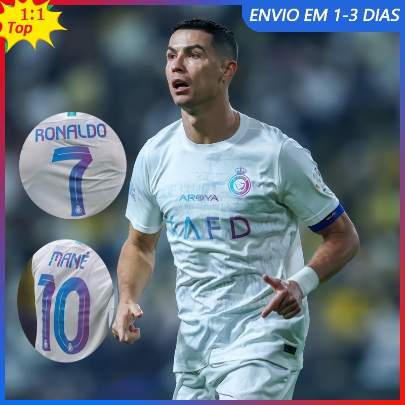 Terceira Camisa 2023 2024 Al Nassr Iii Branca De Futebol Masculino