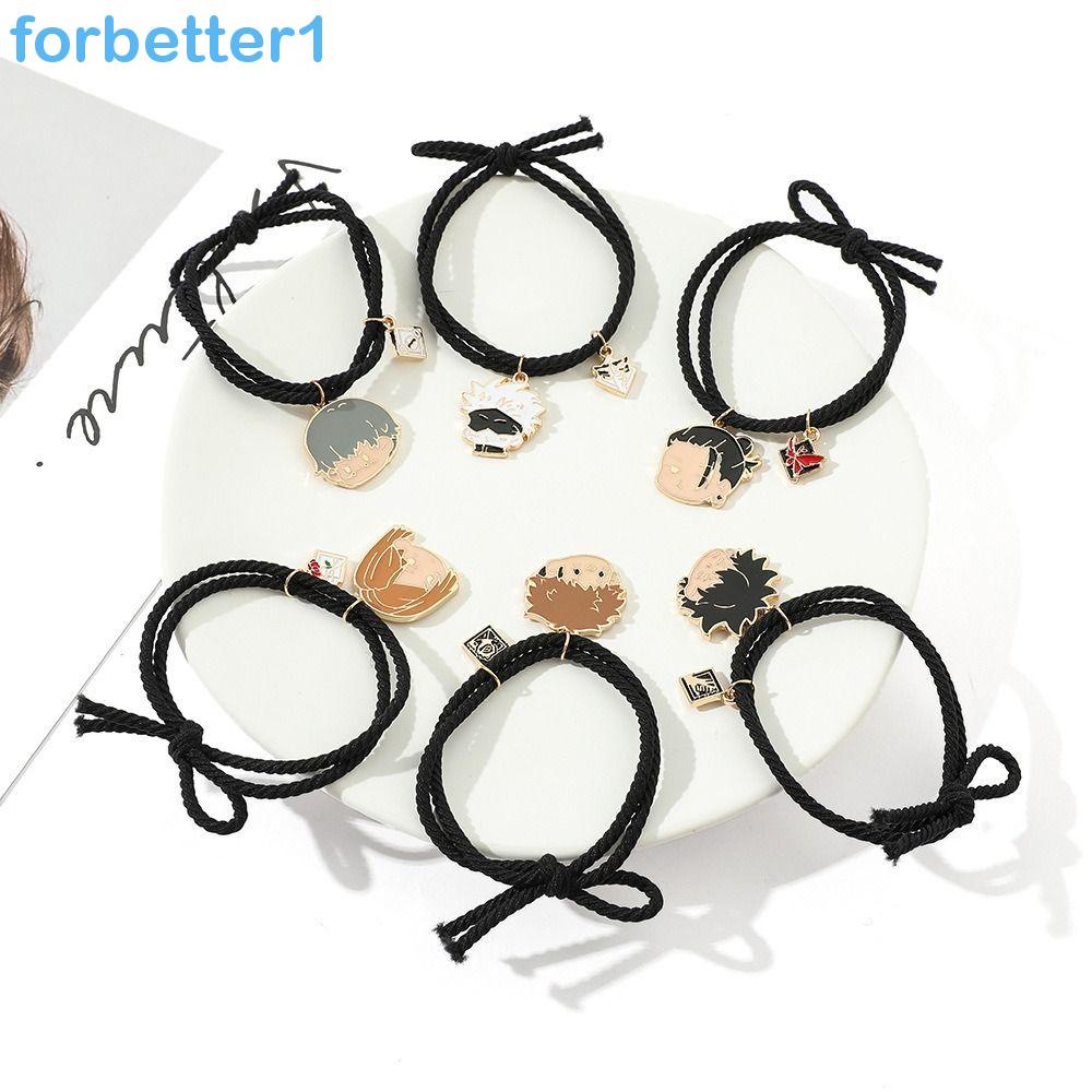 FORBETTER Anime Hair Rope , Jujutsu Kaisen Cartoon Figrure Band ...
