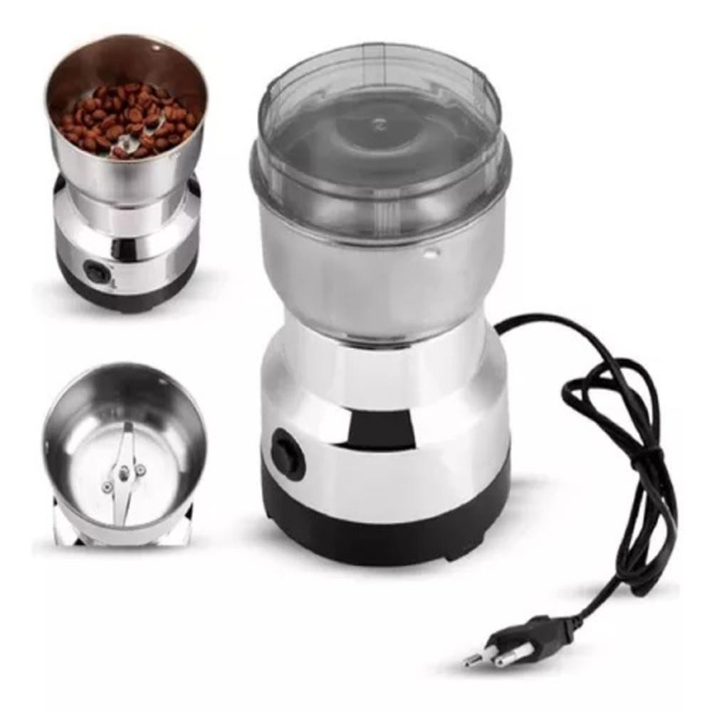 Moedor Elétrico Inox Multiuso 200W Café Grãos Sementes | Shopee Brasil