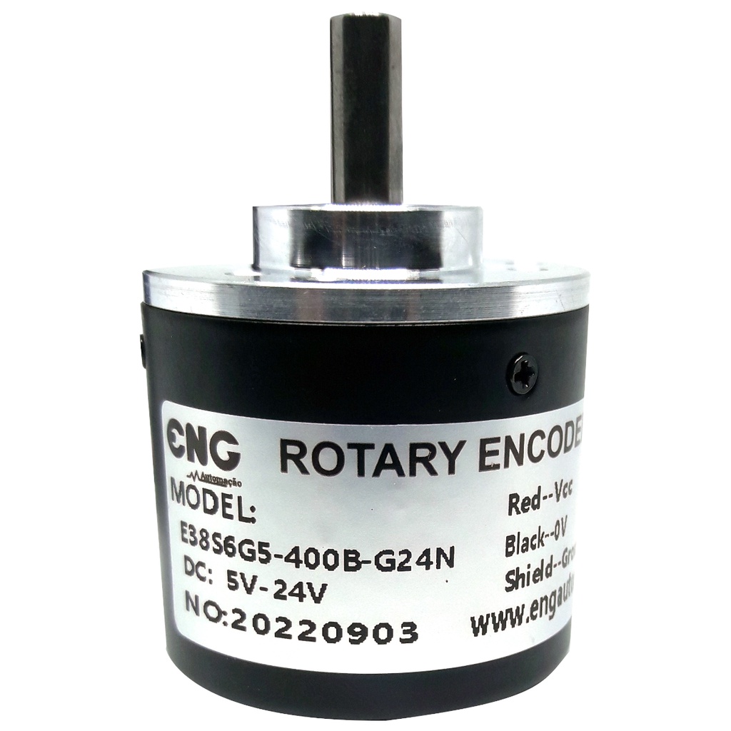 Kit Encoder Incremental 400 Pulsos Canal Ab Npn (F3) + Suporte Para ...