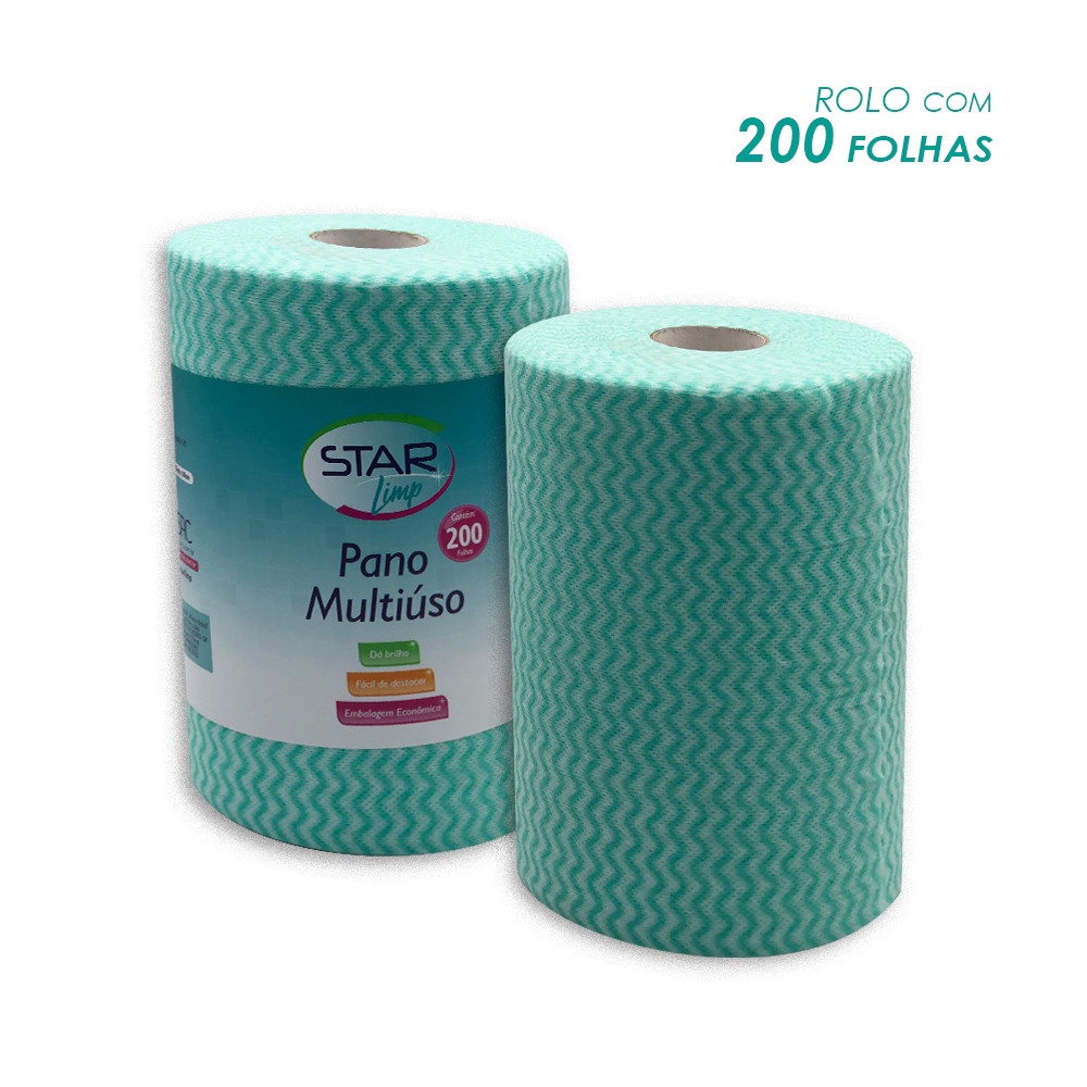 Pano Multiuso Limpeza Perfex 200 Folhas 20x30cm | Shopee Brasil