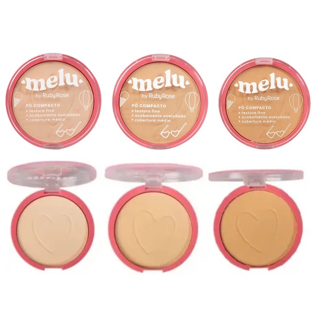 Pó Compacto Melu by Ruby Rose 10G | Shopee Brasil