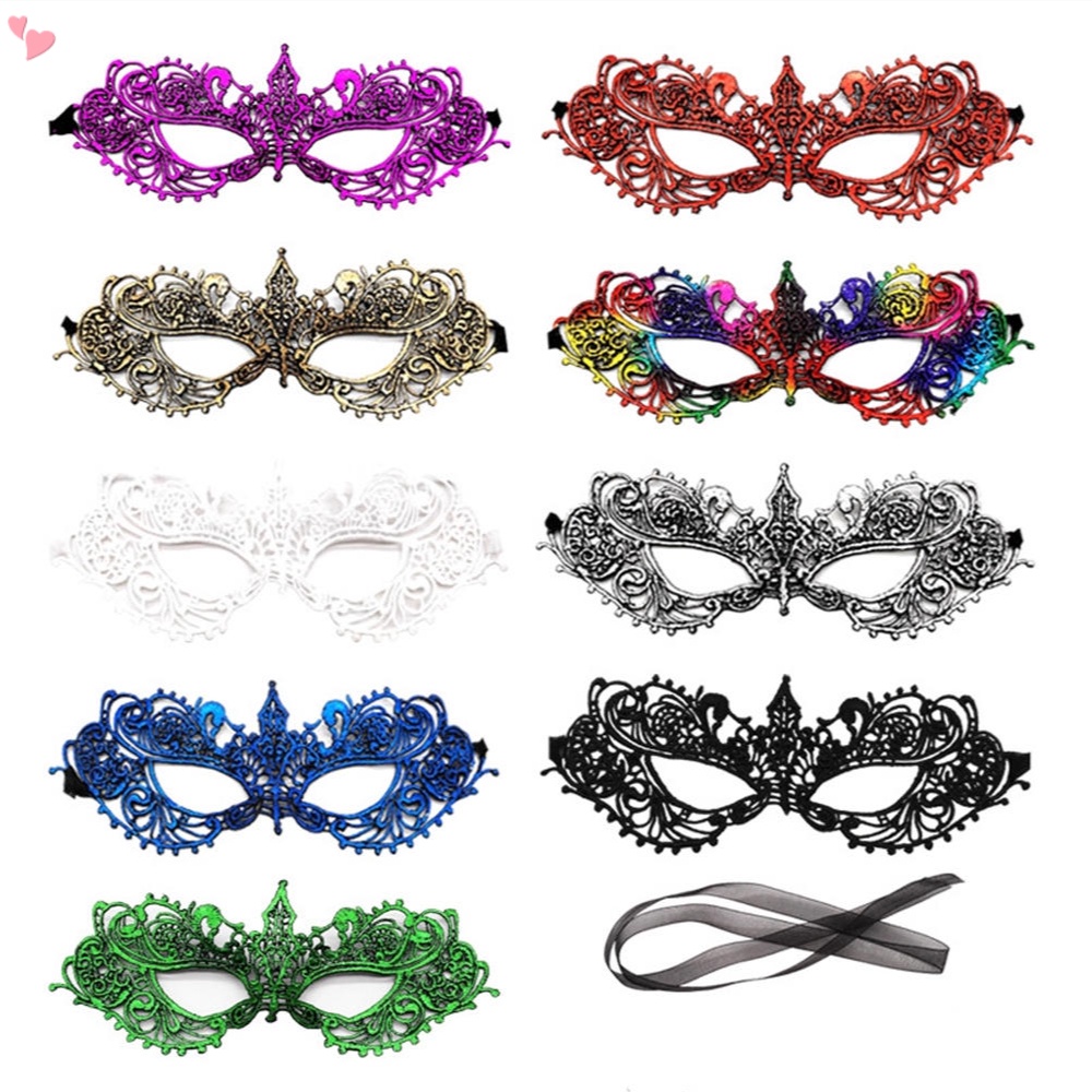 Máscara De Luxo Sexy Lace Eyemask Prom | Shopee Brasil