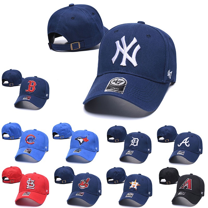 Major League Baseball team cap 47MVP chapéus ajustáveis 2022 novo verão ...