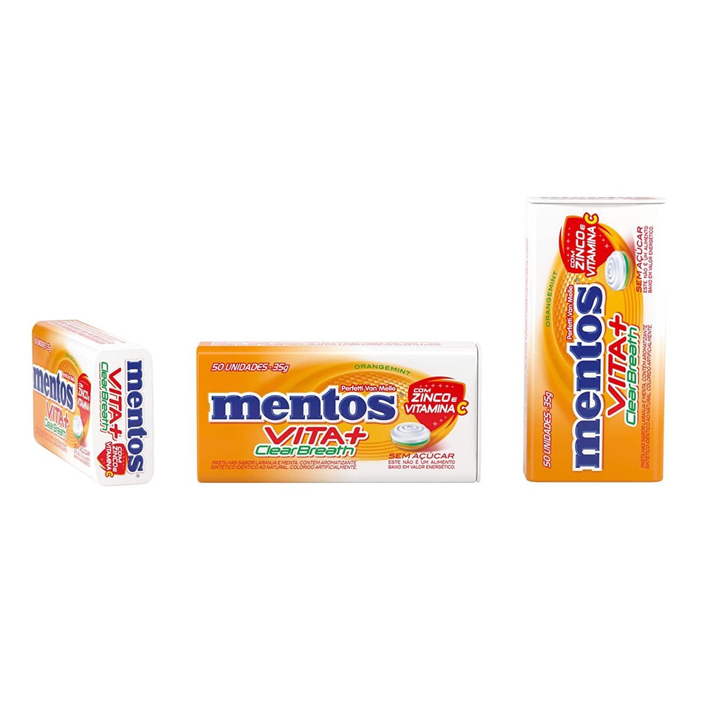 MENTOS CLEAR BREATH SABOR CITRUS 35GR COM 12 UNIDADES PEFETTI | Shopee ...