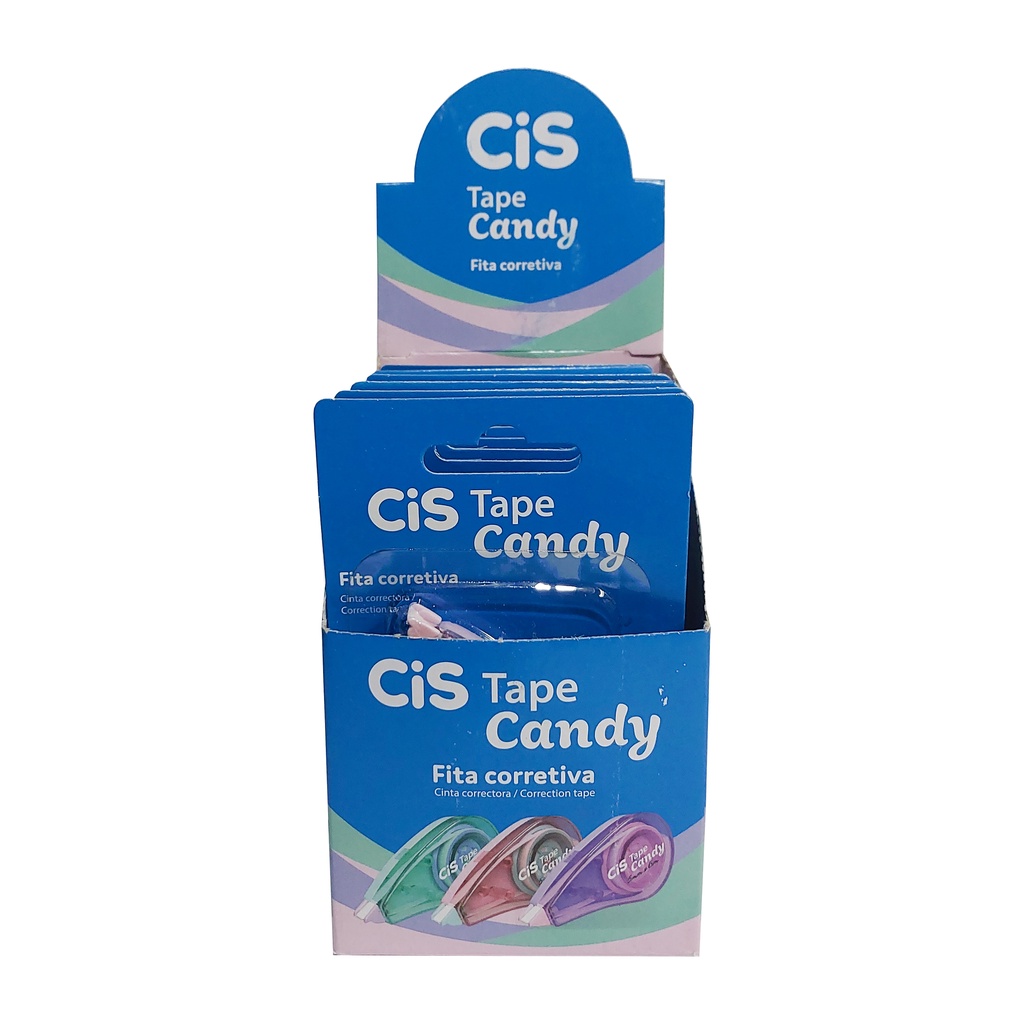 Fita Corretiva Tape Candy 5mm x 6m Cis | Shopee Brasil