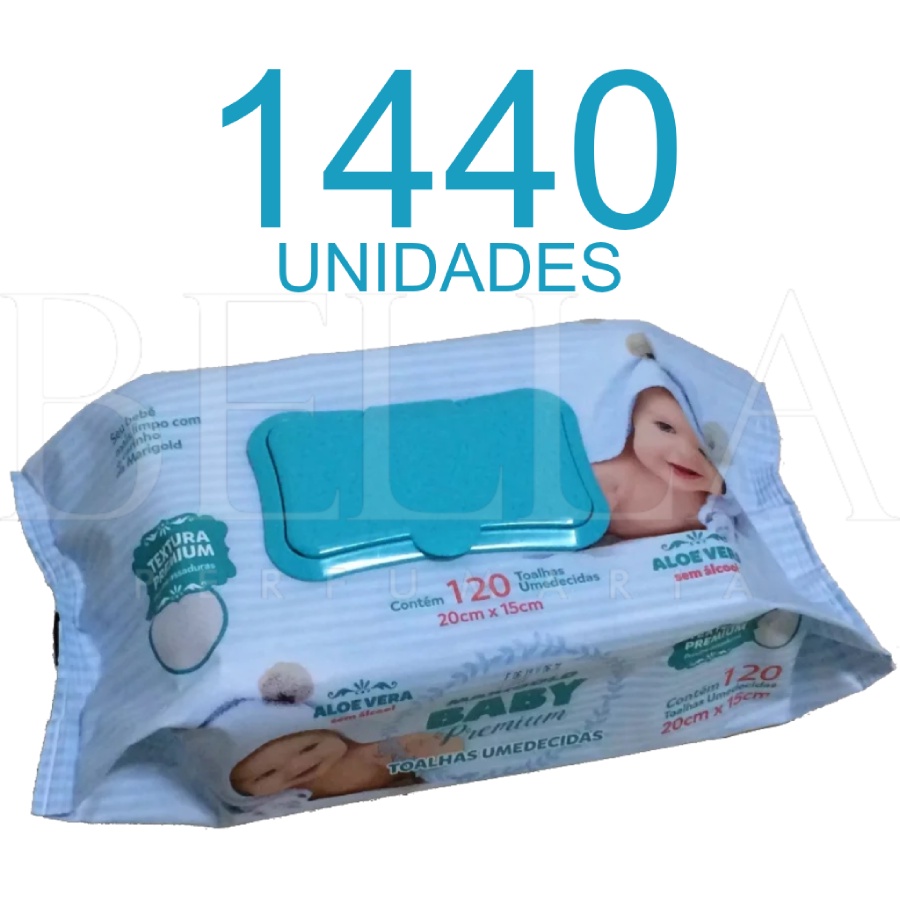 MARIGOLD BABY PREMIUM LENÇOS UMEDECIDOS KIT COM 12 PACOTES | Shopee Brasil