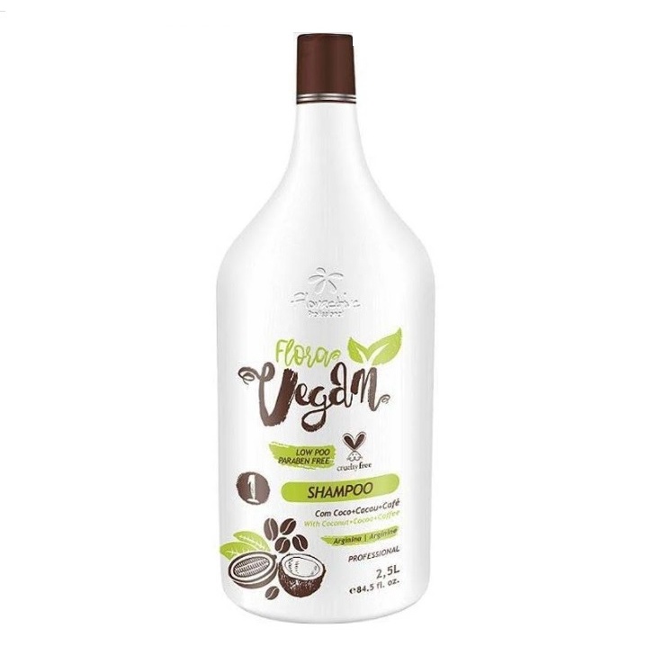 Shampoo Flora Vegan Low Poo Floractive - 2,5l | Shopee Brasil