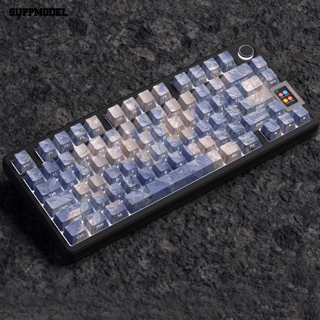 Ergonomic Keycap Design Keyboard Set 108 Waterproof Pbt Caps Colorful ...