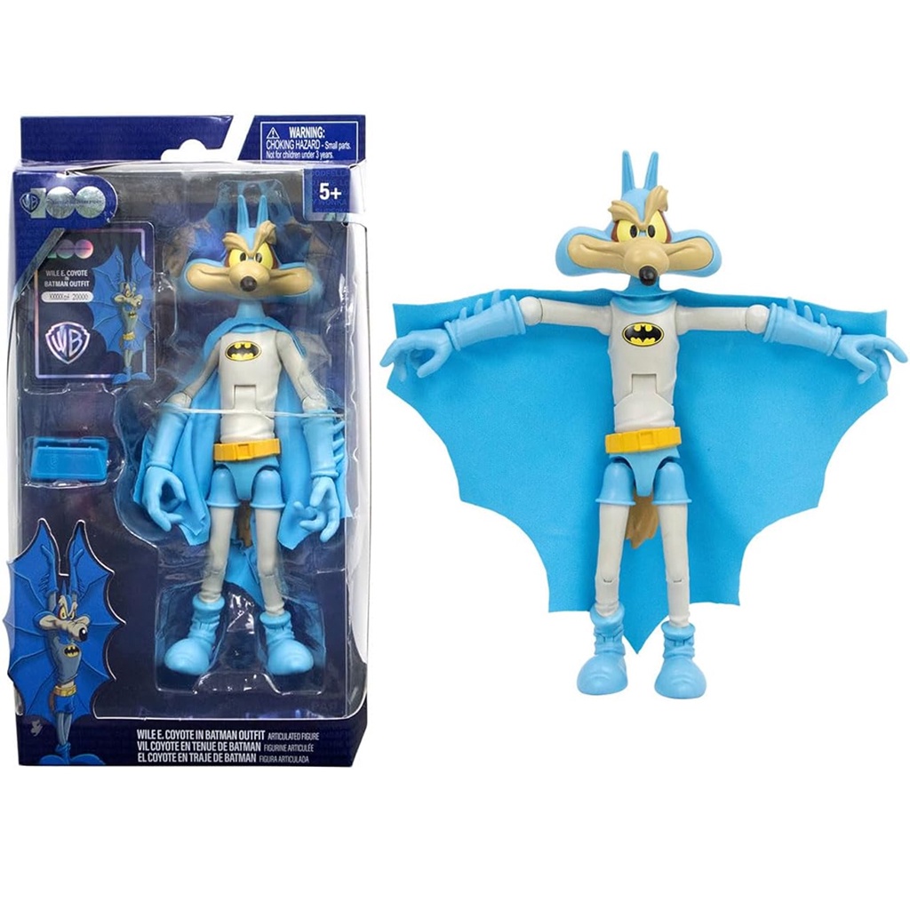 Warner Bros 100 Anos Boneco Articulado Wile O Coyote In Batman F0131-5 ...