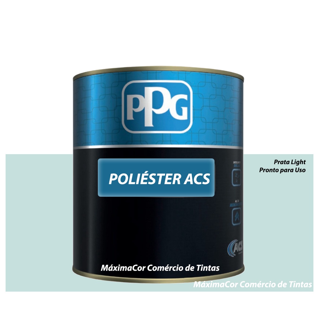 Tinta Automotiva Prata Light PPG 900ml | Shopee Brasil