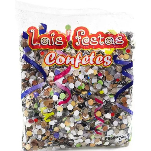 Confete Carnaval Festa Colorido Baile Fantasia Brincadeiras Folia Papel ...
