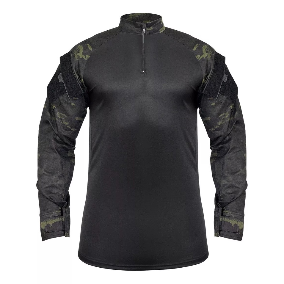 Combat Shirt Ripstop Safo Military Multicam Black | Shopee Brasil