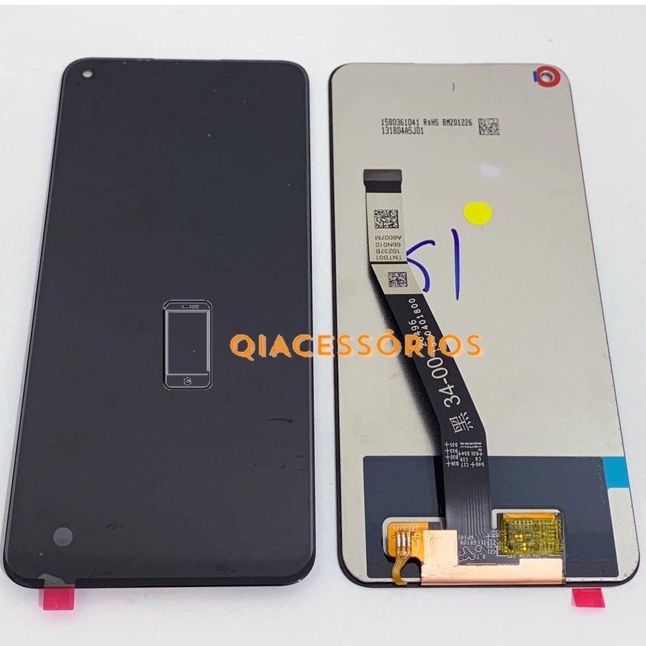 Display Tela Frontal Touch Completo Compatível Xiaomi Redmi Note 9 / 10x Pronta Entrega | Shopee ...