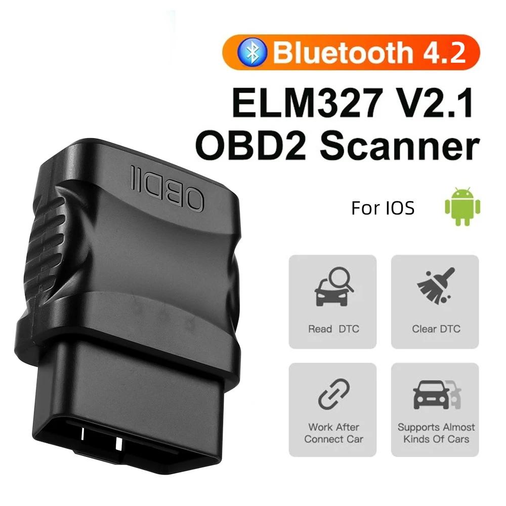 ELM327 Bluetooth V2.1 OBD2 Scanner De Diagnóstico De Carro ELM 327 Para IOS Leitor De Código ...