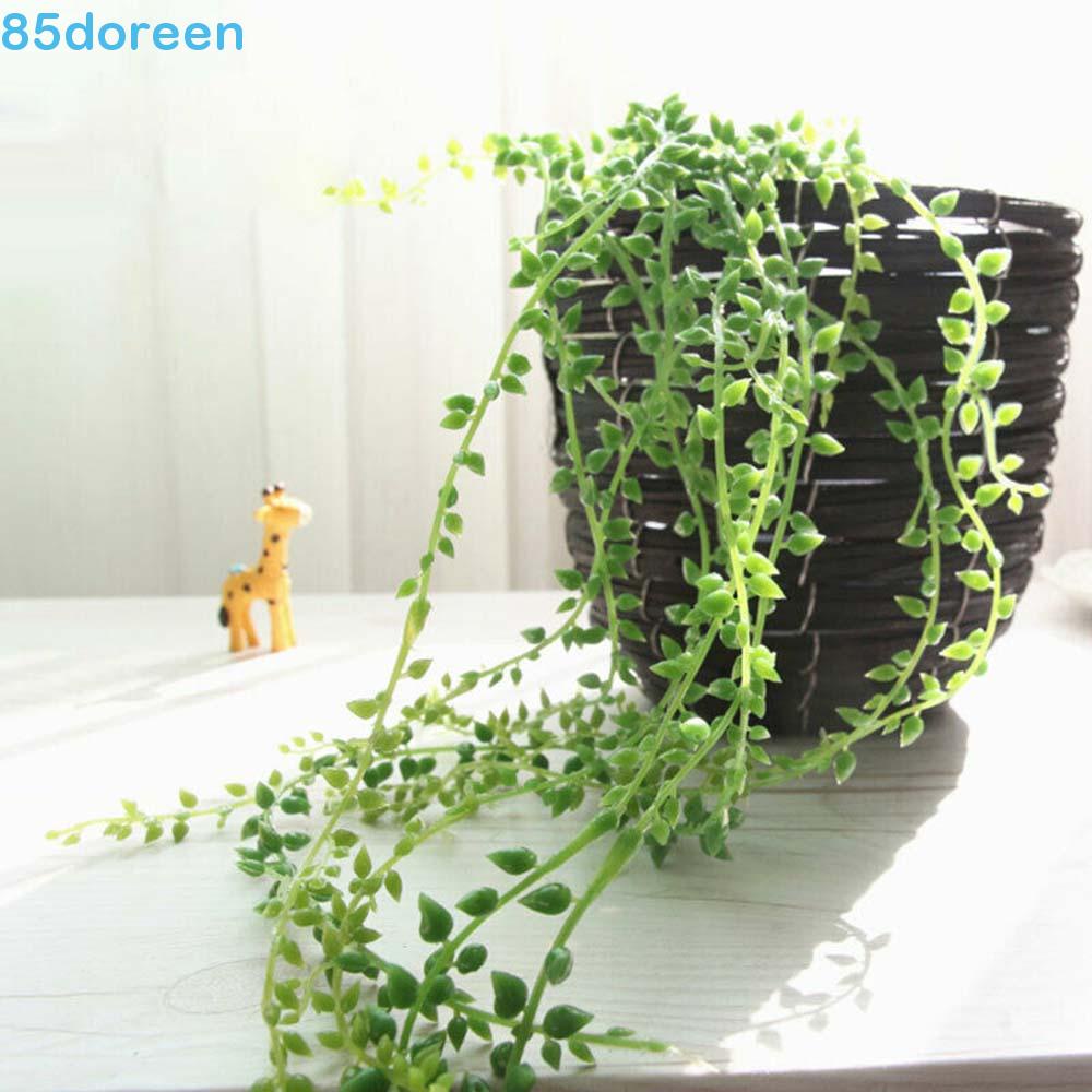 DOREEN1 Suculentos Artificiais Verde Faux Suculento Planta Videira ...