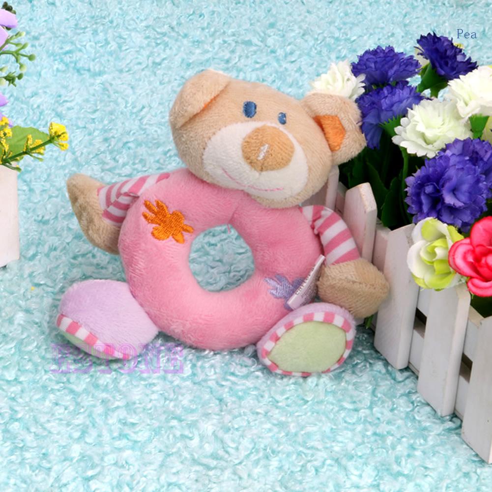 Pea Baby Kid Peluche Macio Modelo Animal Recheado Punho Pulso Sino Mão ...