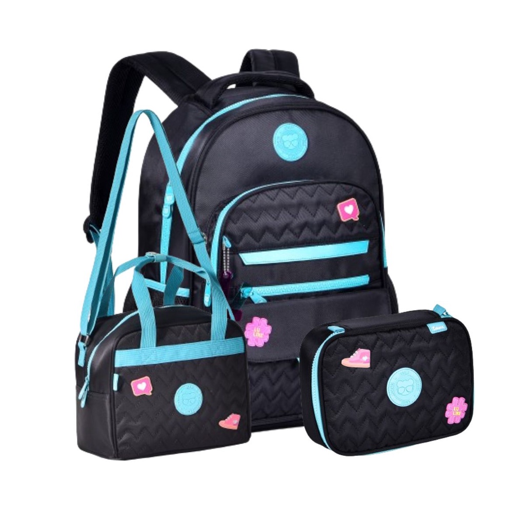 Kit Mochila Costas Luluca Com Lancheira E Estojo Box Escolar | Shopee ... Kit Mochila Costas Luluca Com Lancheira E Estojo Box Escolar | Shopee ...