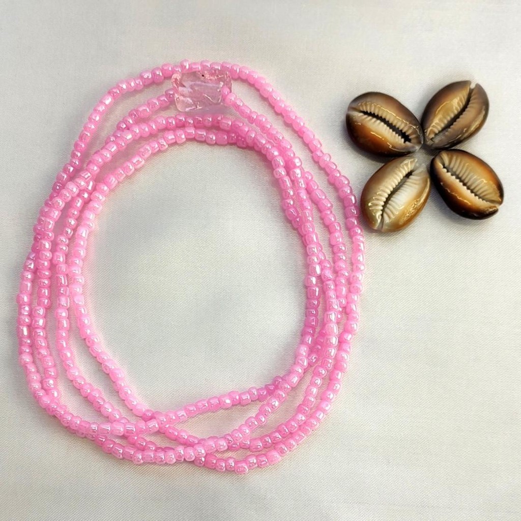 Guia Rosa Claro Perolado | Fio de Contas de Orixá ou Entidade | Shopee ...