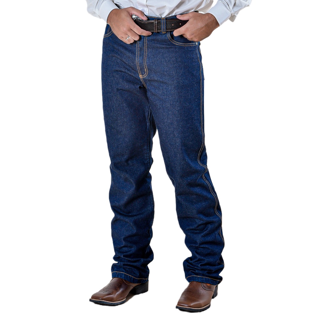 Calça Jeans Masculina Balão Country Amaciada Rodeo Farm | Shopee Brasil