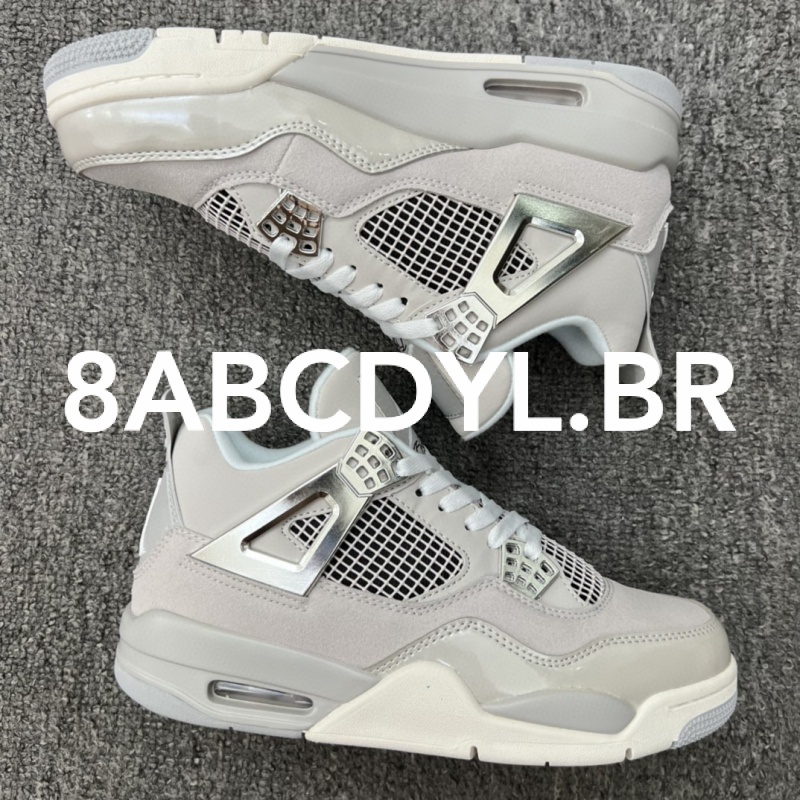 2023 4 Calçado de basquete de prata elétrica de moda simples respirável ...