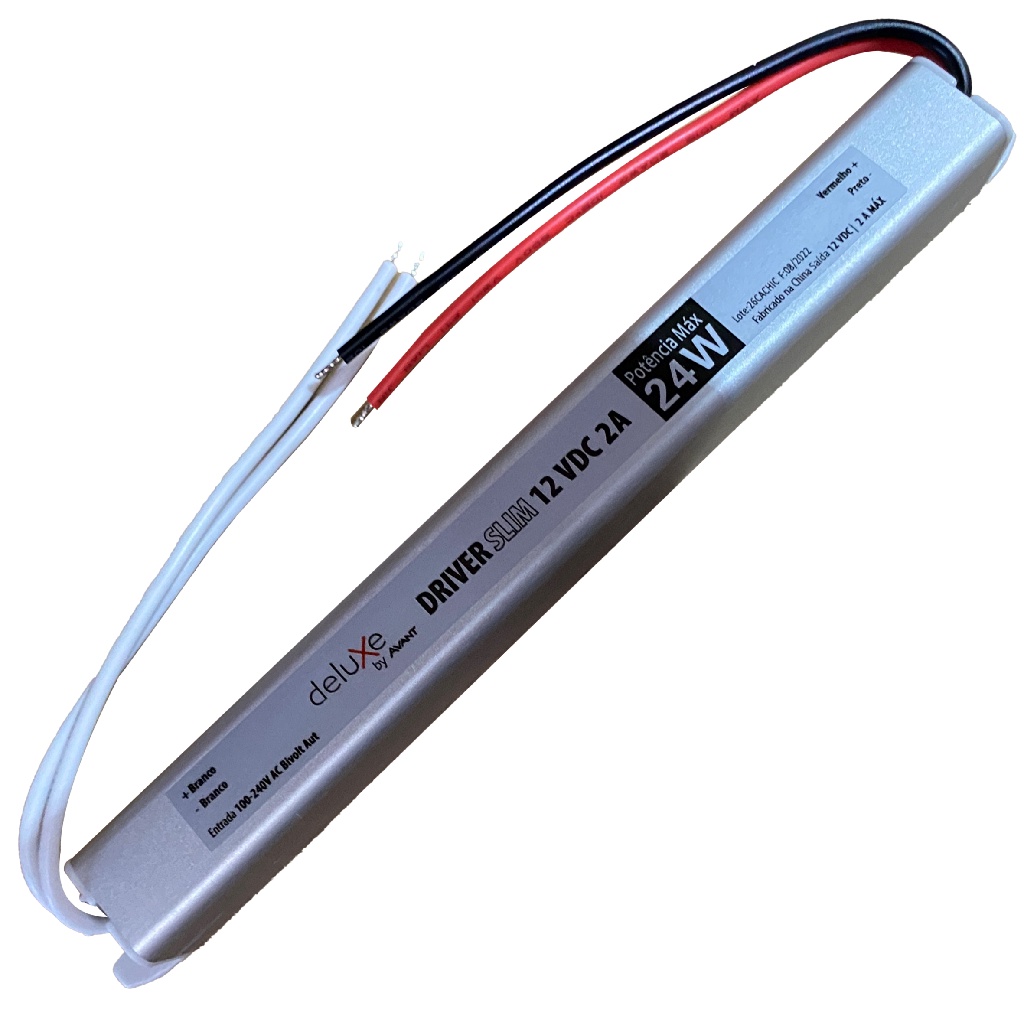 Kit 4 Fonte Driver Slim 12v 24w 2a Fita Led Perfil Led Bivolt | Shopee ...