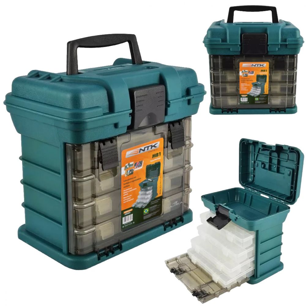Caixa Ferramentas Pesca Maleta Organizadora Multibox Mb1 | Shopee Brasil